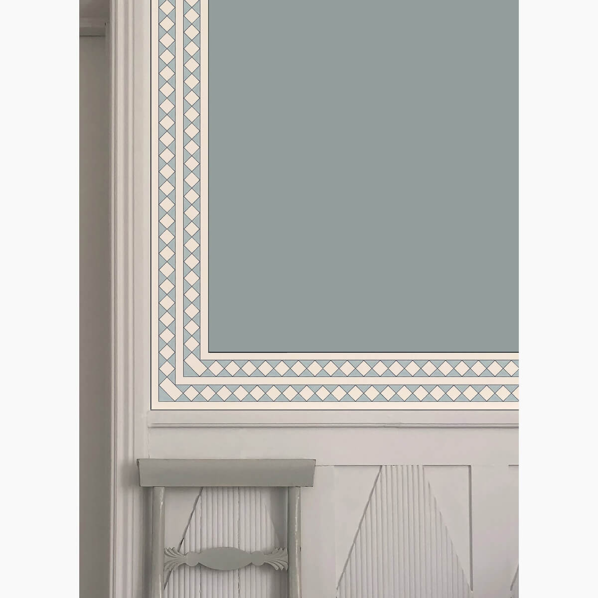 Harlequin Light Blue Wallpaper Border