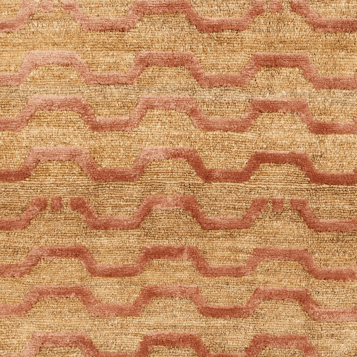 Knobby Stripe Dusty Rose Rug