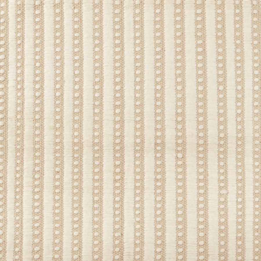 Line Dot White Rug