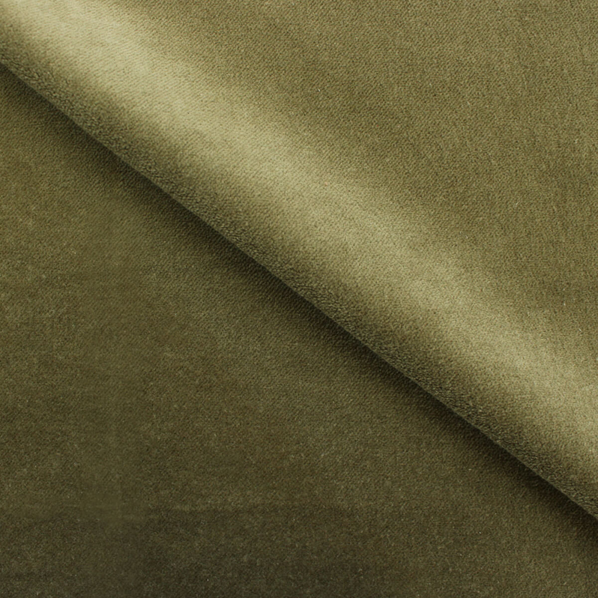 Plush Olive Velvet Fabric