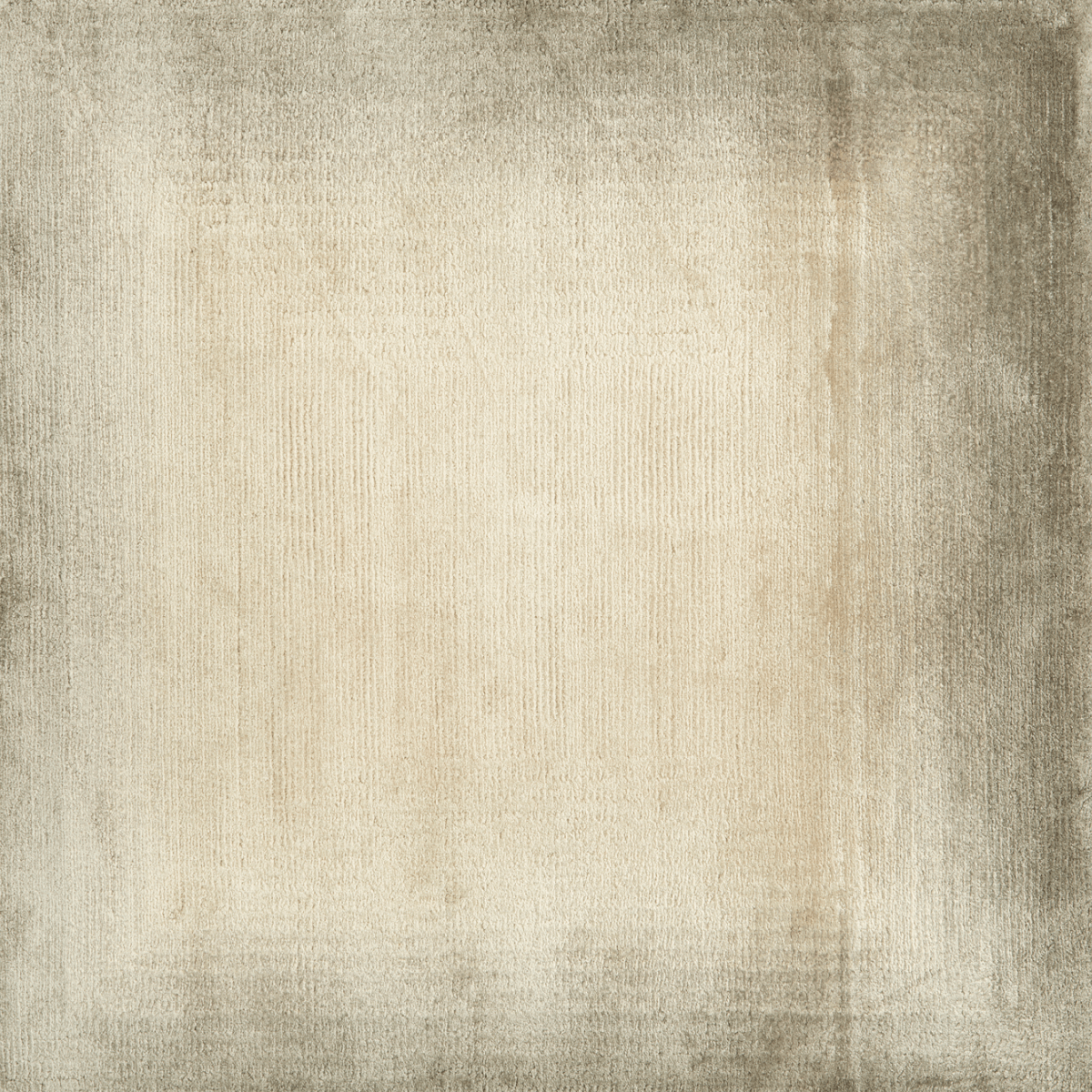 Silk Ombre Squares Stone Rug