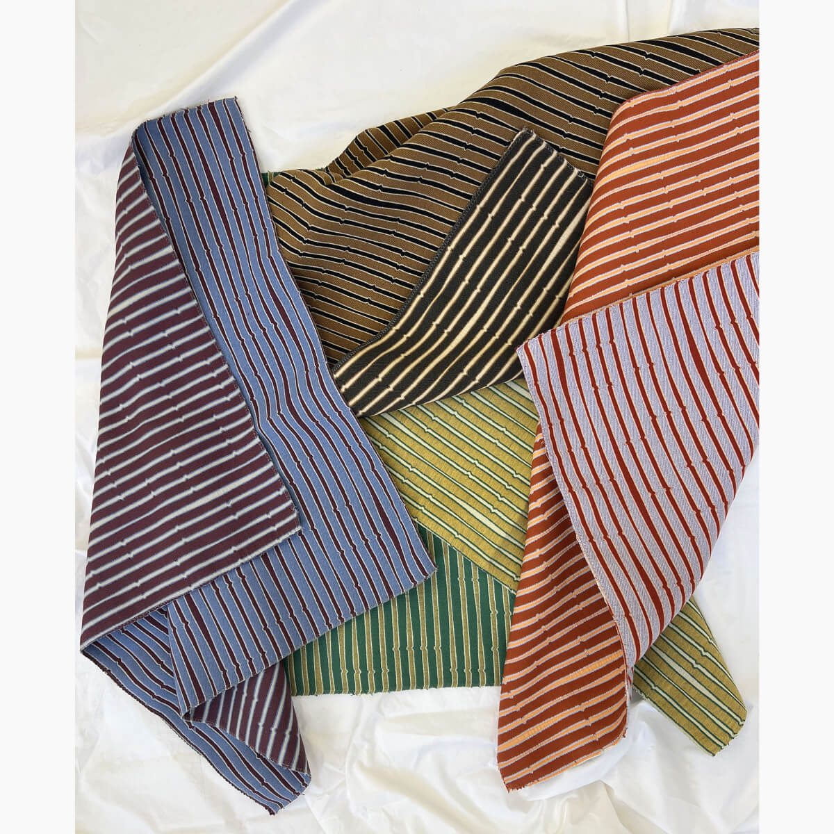 Snag Stripe Blueberry Fabric