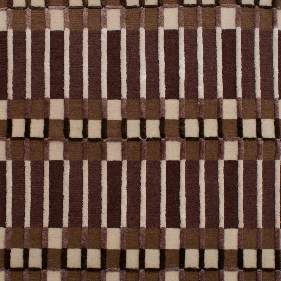 Olbia Stripe Brick Rug