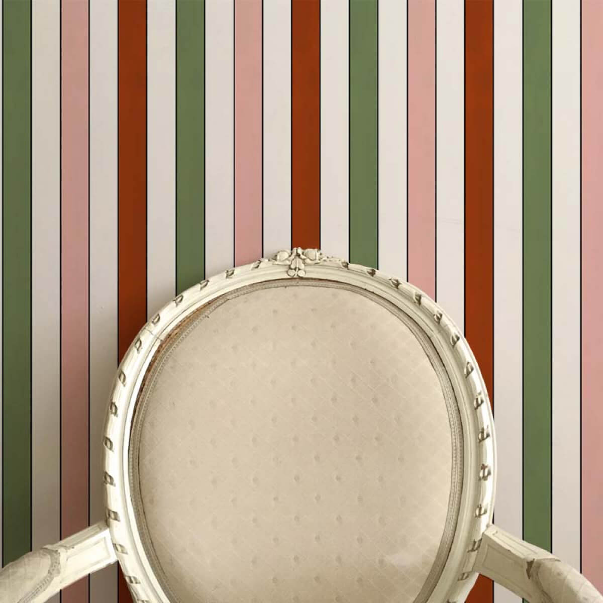 French Stripes Wallpaper