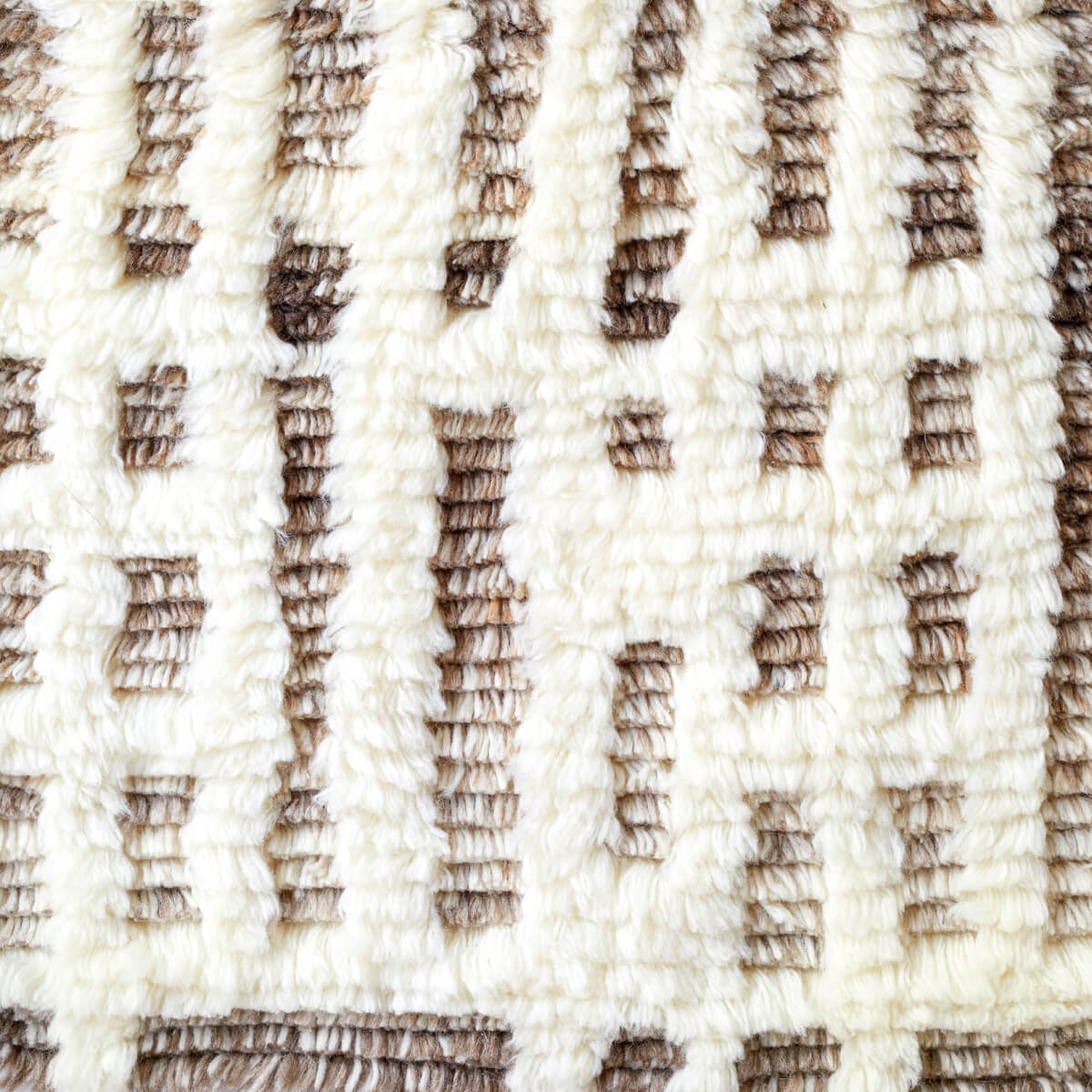 Moroccan Grid Brown Rug