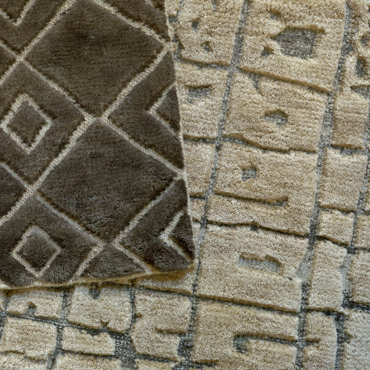 Stone Blocks Granite Rug