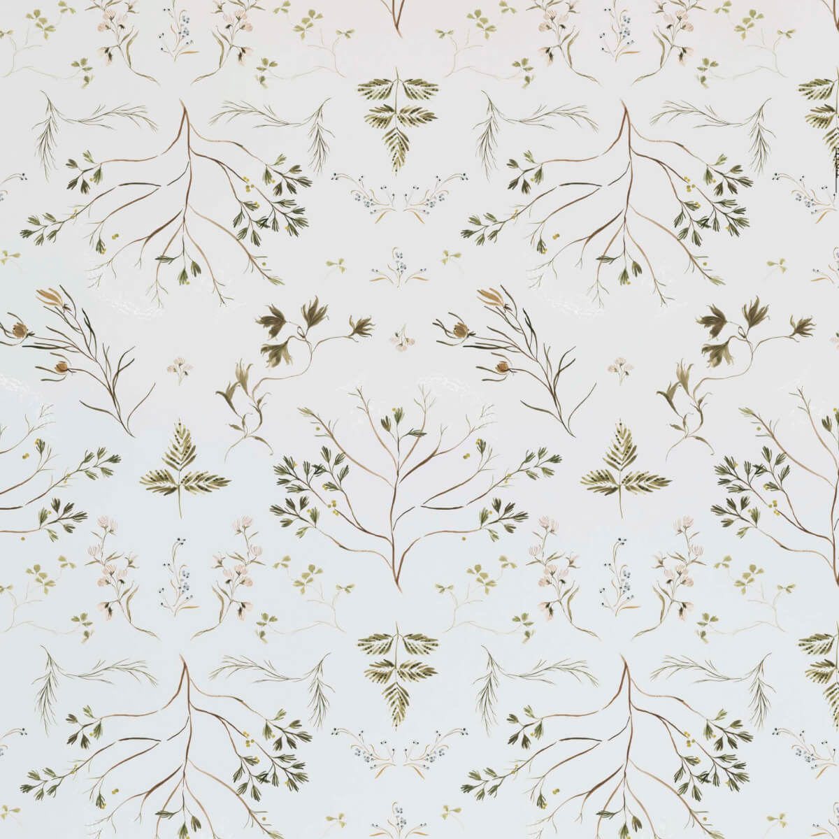 Thicket Putty Wallpaper