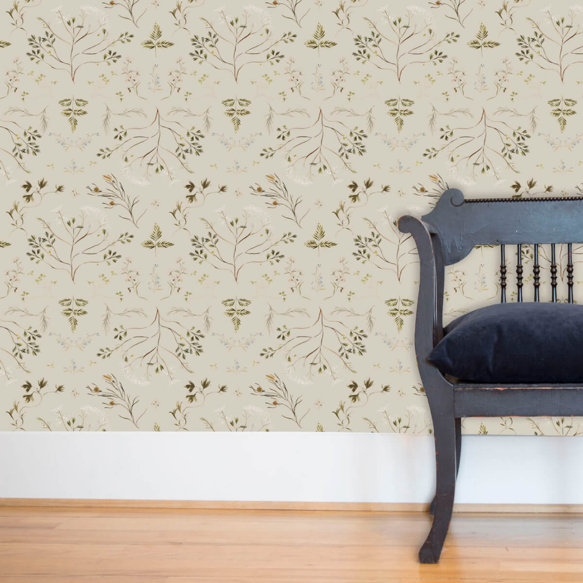 Thicket Putty Wallpaper